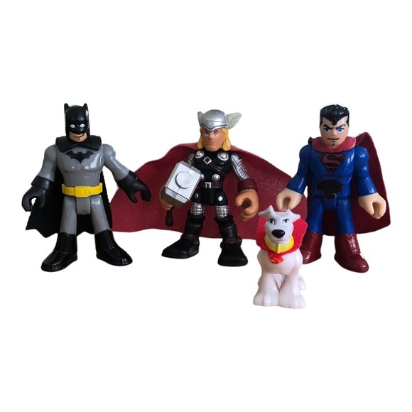 Toys | Playskool Marvel Super Heros Superman Batman Krypto Super Hero ...